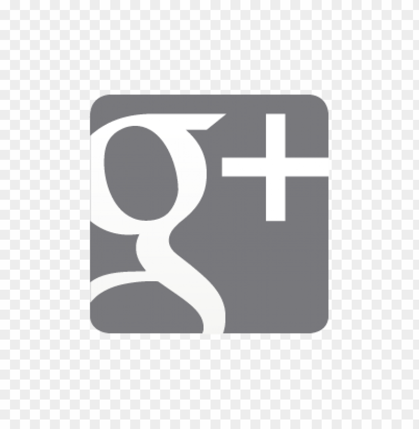 Free download | HD PNG google plus grey vector logo | TOPpng