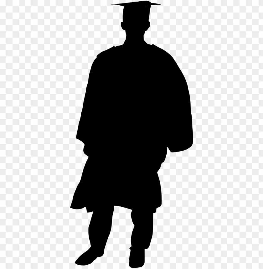 Free download | HD PNG Transparent silhouette of a male graduate ...