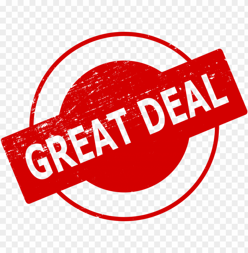 Free download | HD PNG red stamp with great deal and stars in bold ...