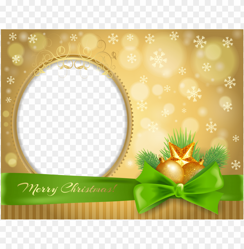 Free download | HD PNG green christmas transparent frame PNG ...