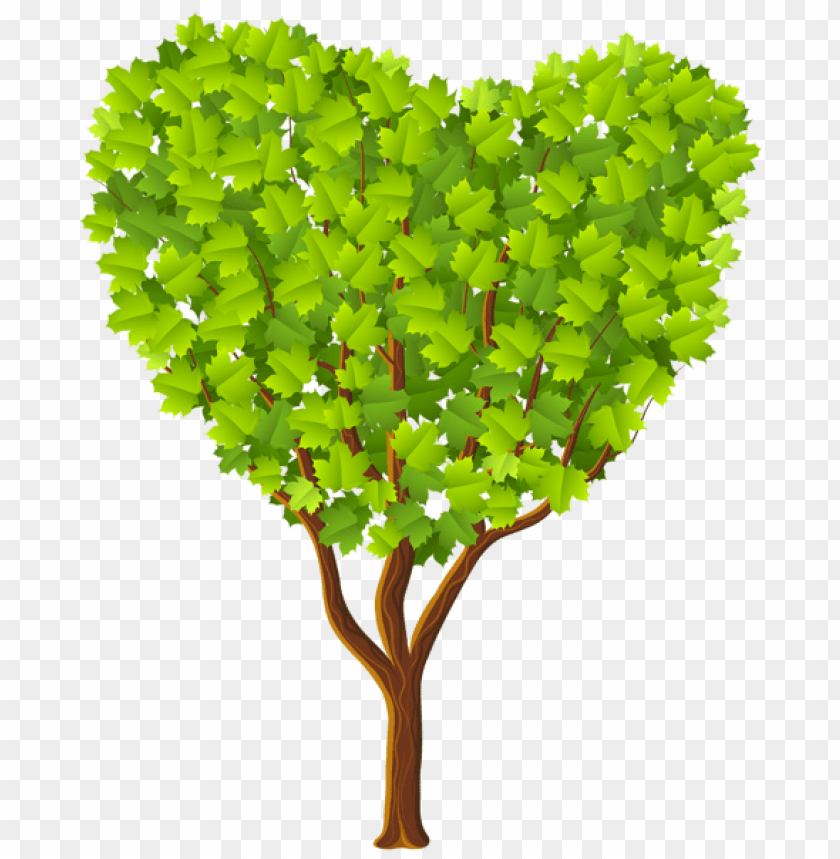 Free download | HD PNG PNG image of heart shaped green tree with a ...