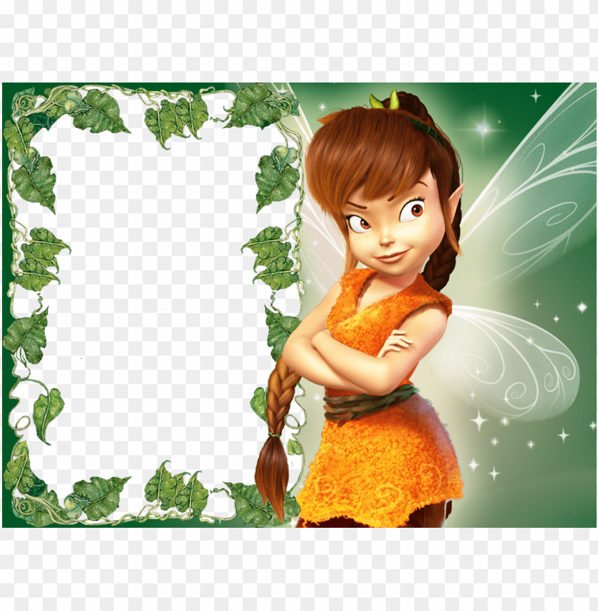 Free download | HD PNG green kids transparent photo frame with fairy ...