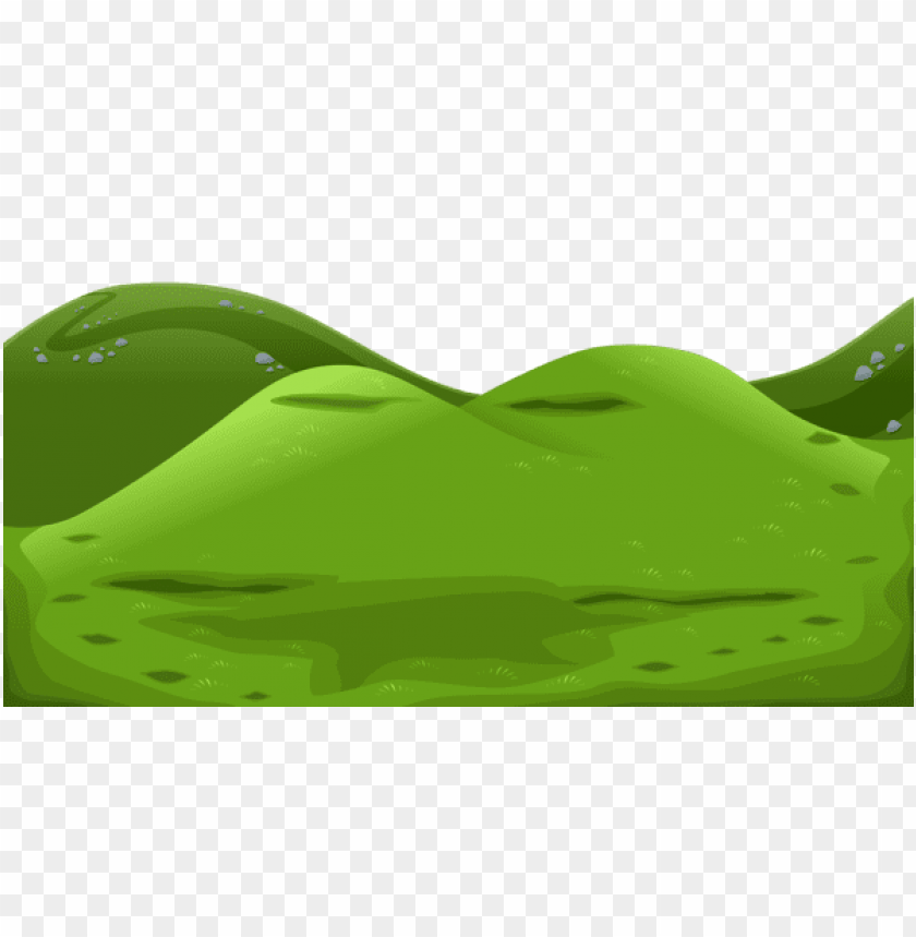 Free download | HD PNG PNG image of green mountain ground with a clear ...