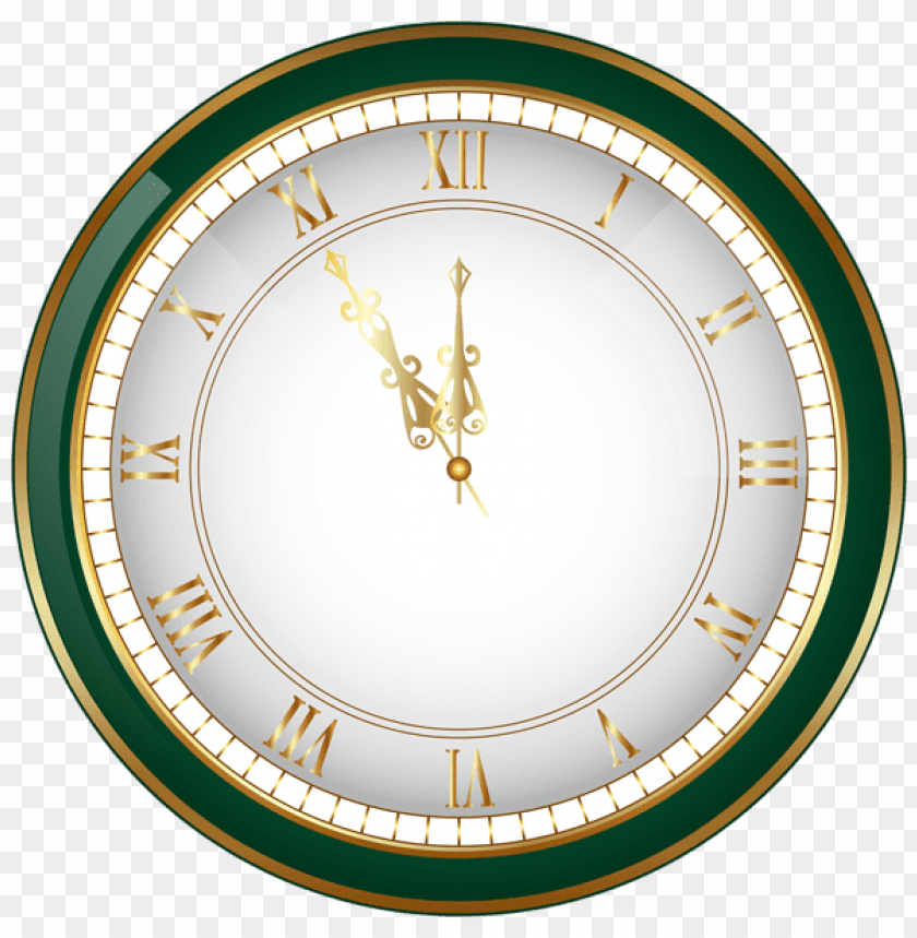 Free download | HD PNG green new year clock png clip art PNG Images ...