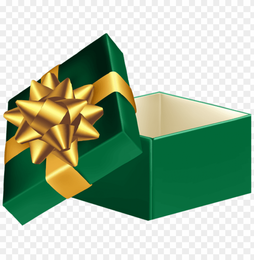 Free download | HD PNG green open gift box clipart png photo - 49124 ...