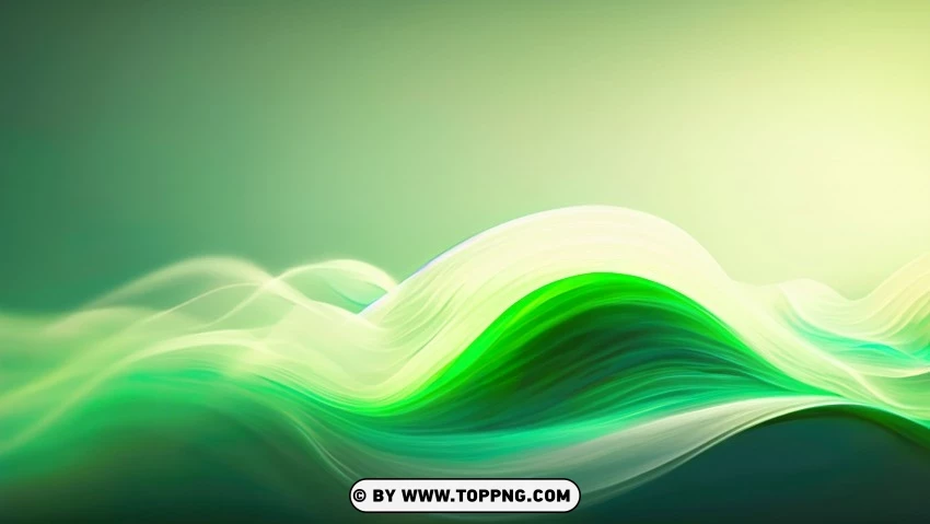 Free download | HD PNG green wave background vector illustration ...