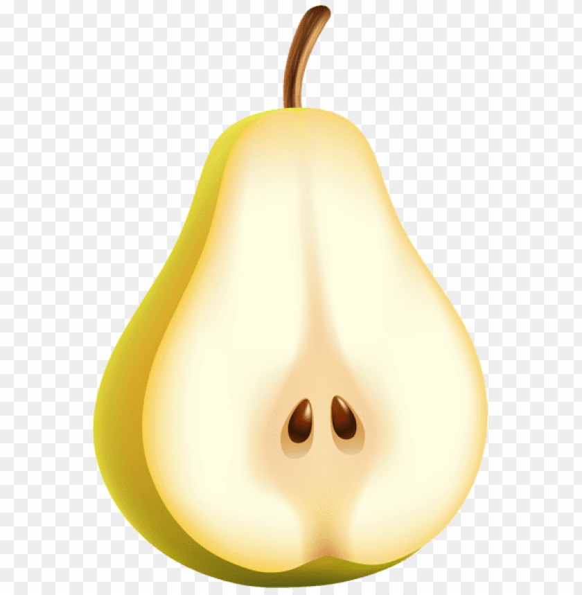 Free download | HD PNG sliced pear with seed core | TOPpng