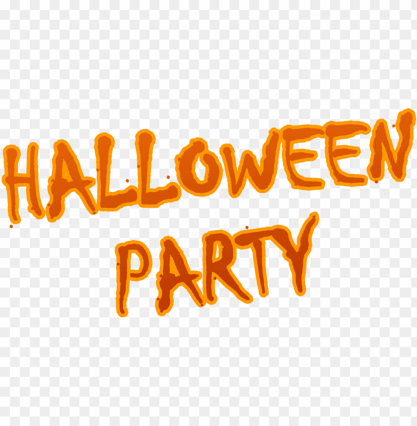Free download | HD PNG halloween party logo PNG transparent with Clear ...