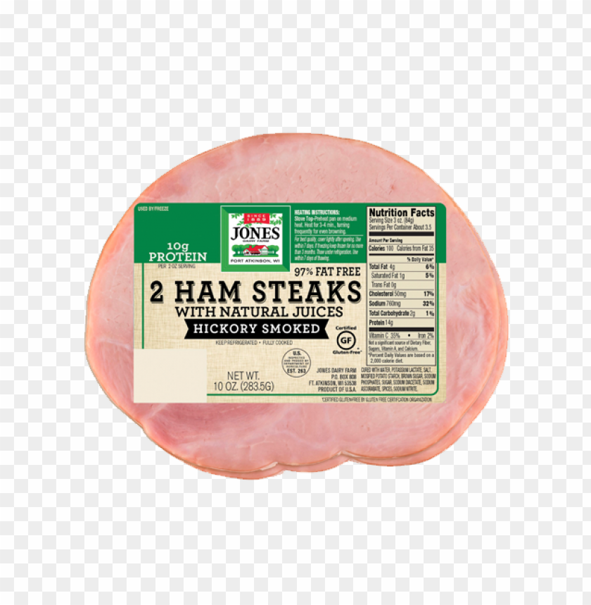 Free download | HD PNG ham steak packaging with nutrition label - Image ...