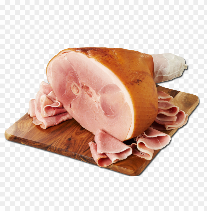 Free download | HD PNG ham slices on wooden cutting board - Image ID ...