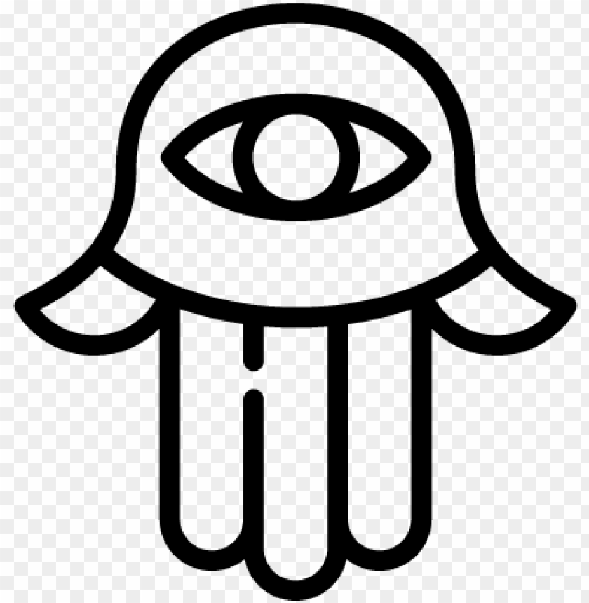 Free download | HD PNG hamsa hand vector hand of hamsa outline PNG ...