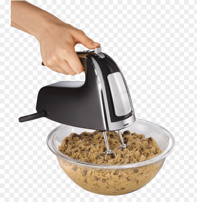 Free download | HD PNG hand mixer in bowl mixing dough | TOPpng