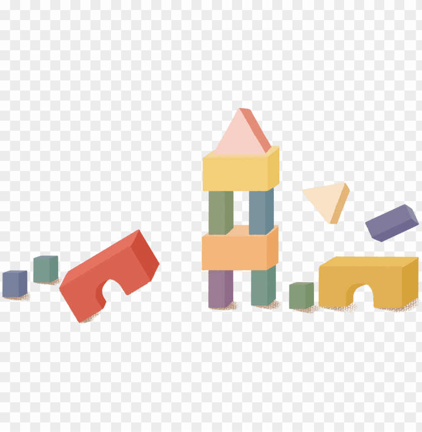 Free download | HD PNG hand painted cartoon building blocks 積木 卡通 PNG ...