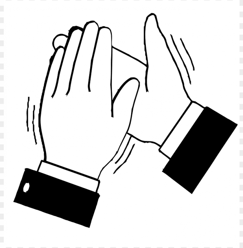 Free download | HD PNG black and white clapping hands icon png clipart ...