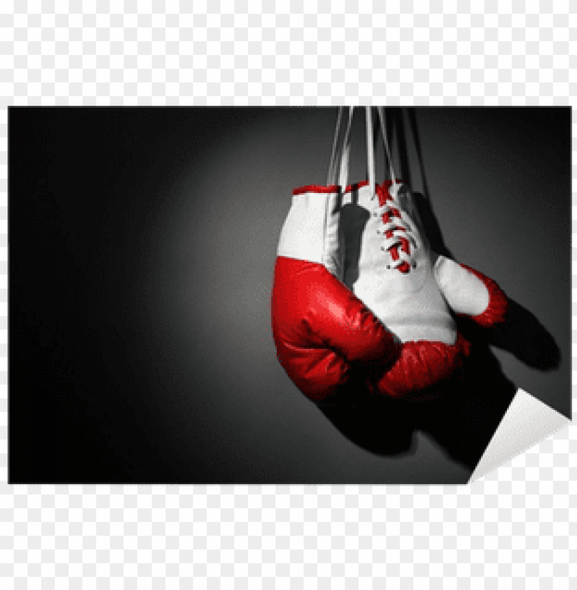 Free download | HD PNG hang up your boxing gloves sticker boxing gloves ...