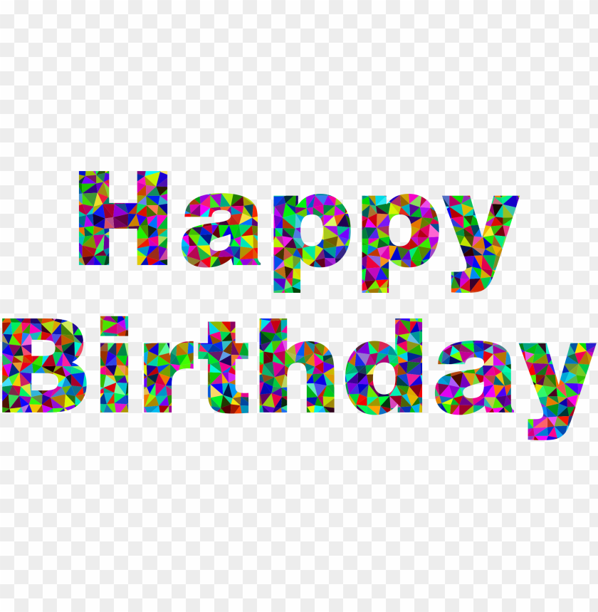 Free download | HD PNG happy birthday big words PNG transparent with ...