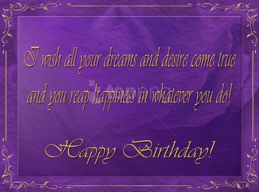 Free download | HD PNG happy birthday purple greeting card background ...