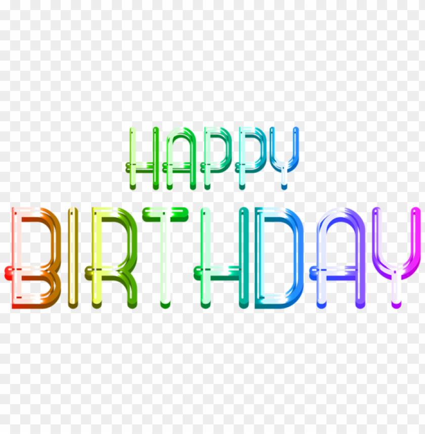 Free download | HD PNG glowing happy birthday transparent png png ...