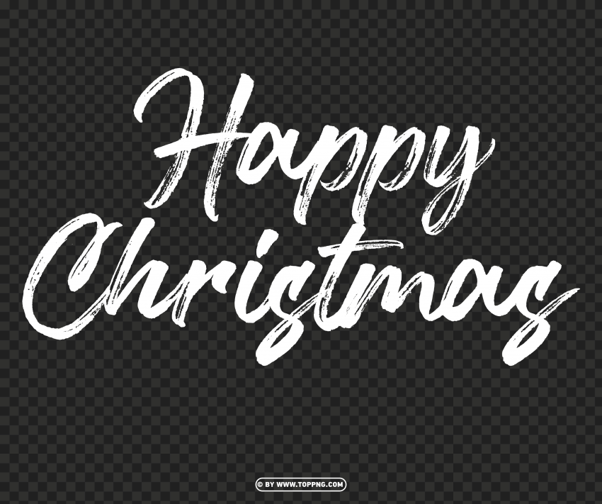 Free download | HD PNG happy christmas typography white lettering png ...