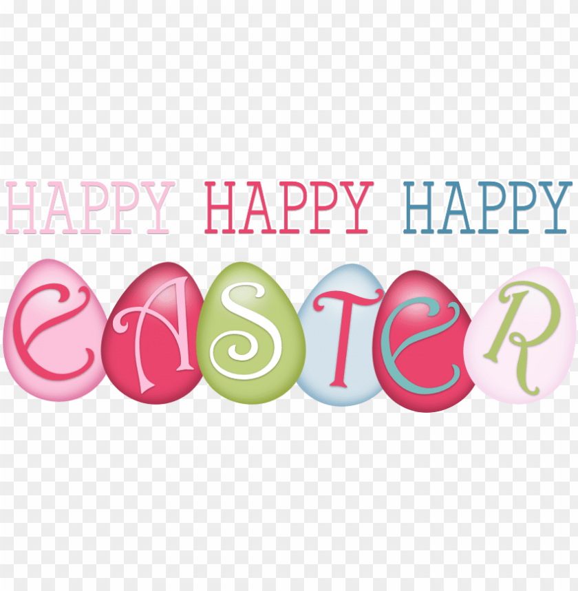 Free download | HD PNG happy easter words PNG transparent with Clear ...