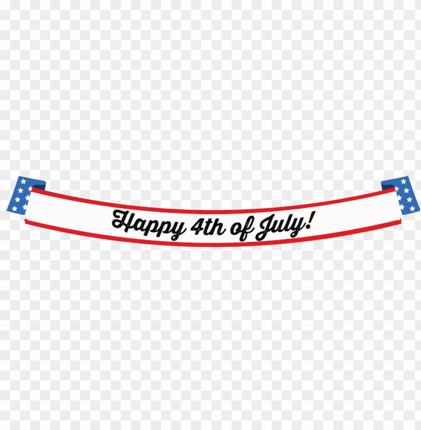 Free download | HD PNG happy fourth of july long banner PNG transparent ...
