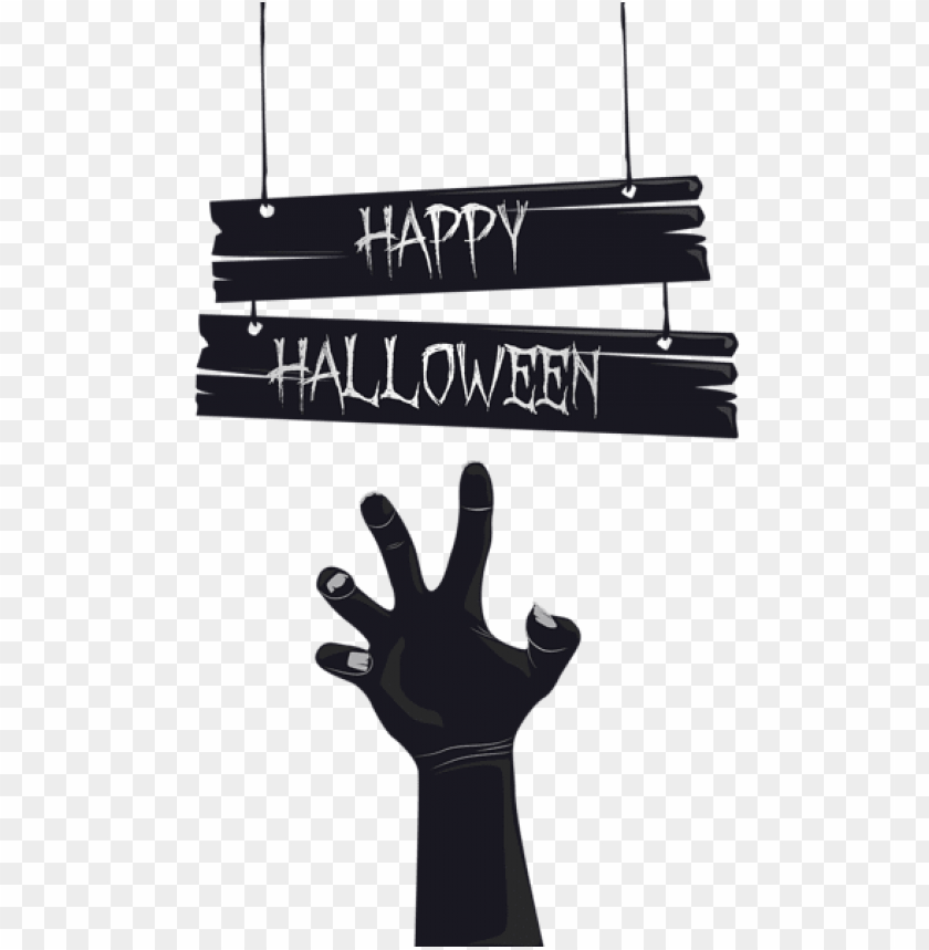 Free download | HD PNG happy halloween with grave hand png images ...