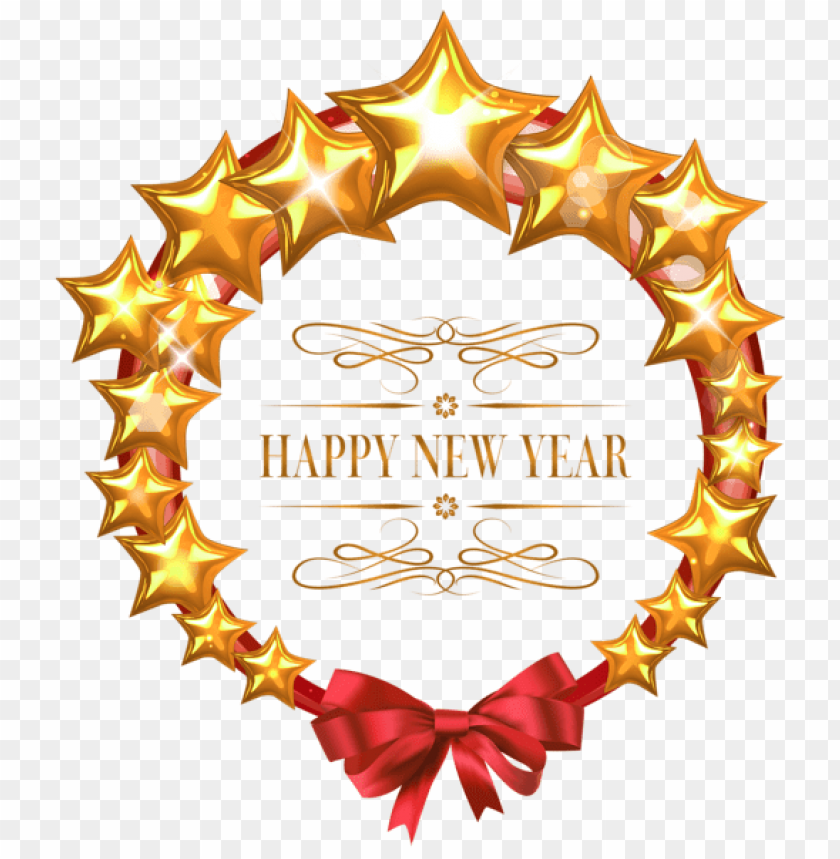 Free download | HD PNG happy new year stars oval decor PNG Images 41609 ...