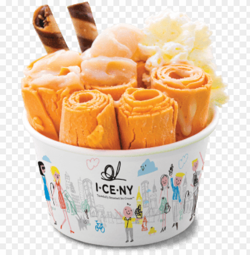 Free download | HD PNG rolled ice cream cup with toppings PNG ...