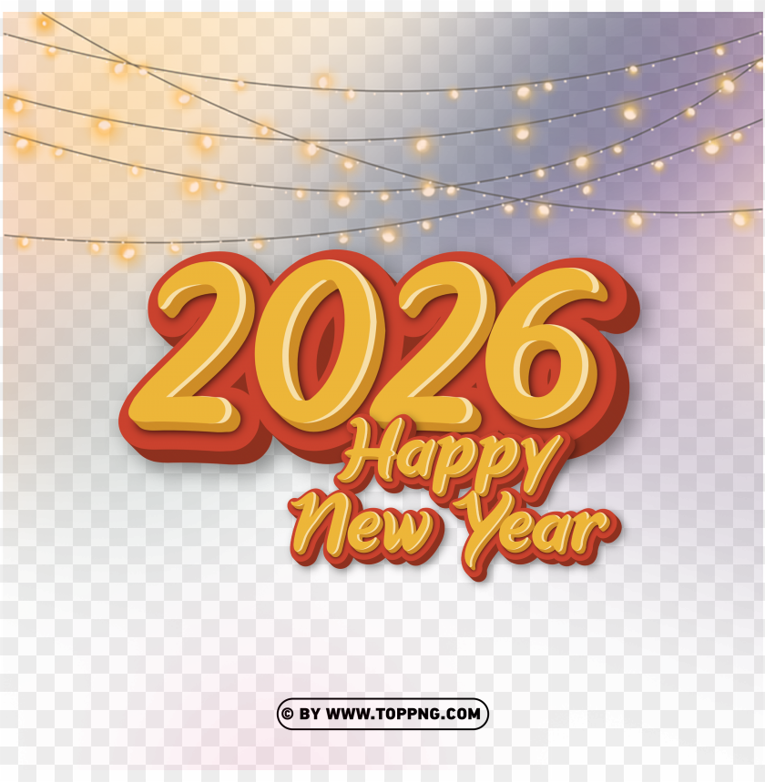 Free download | HD PNG hd 2026 happy new year with liting png - Image ...