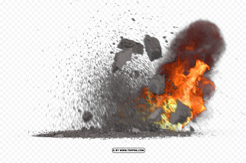 Free download | HD PNG hd dirt debris fire explosion png images - Image ...