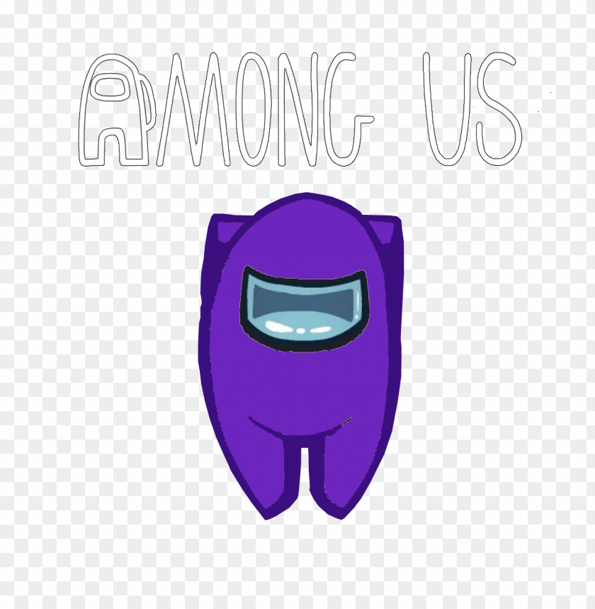 Free download | HD PNG hd purple among us character with logo PNG ...