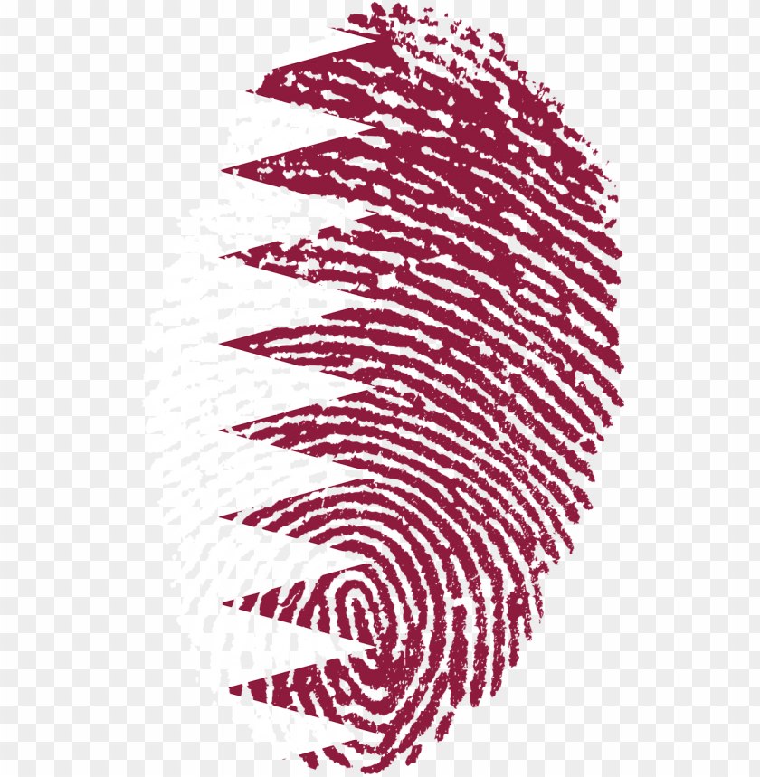 Hd Qatar Flag Fingerprint Png Photo cutout PNG & clipart images | TOPpng