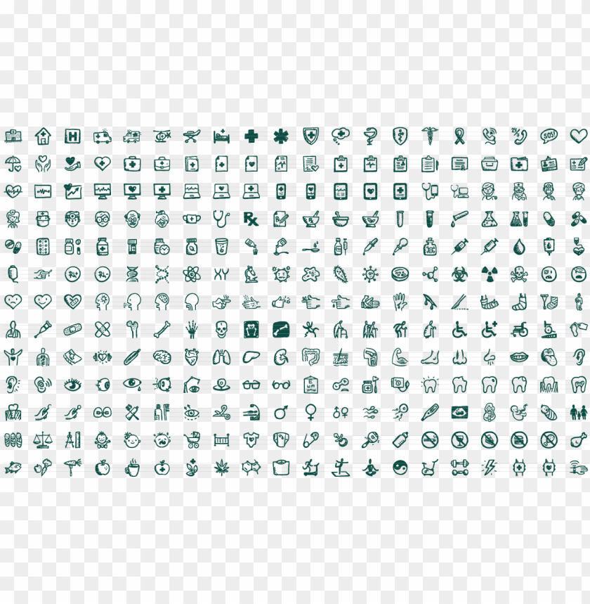 Free download | HD PNG healthy icons 260 hand drawn medical icons hand ...
