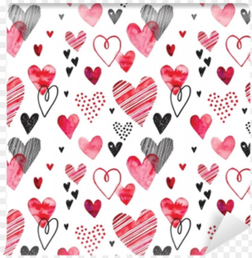 Free download | HD PNG heart pattern vector seamless background PNG ...