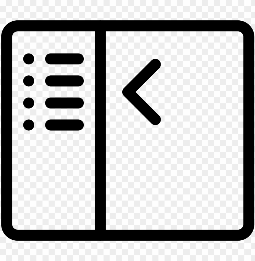 Free download | HD PNG hide sidepanel icon ico PNG transparent with Clear Background ID 442420 ...