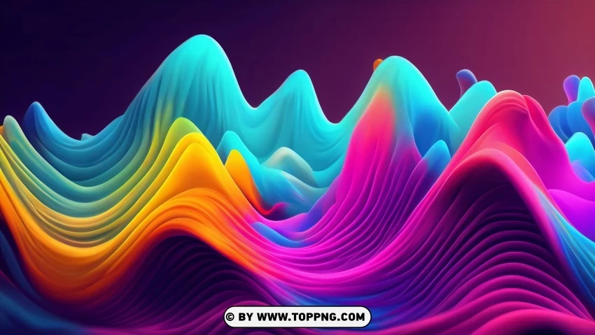 Free download | HD PNG high resolution colorful abstract flowing waves ...