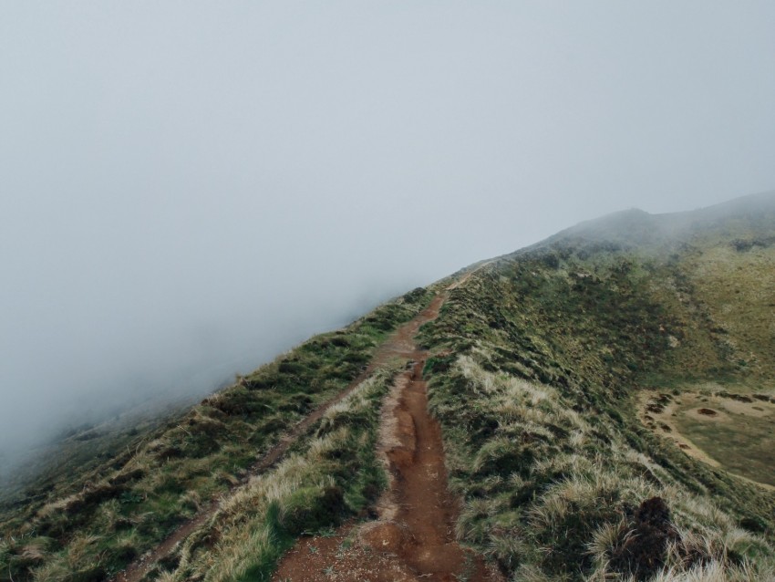 Free download | HD PNG hill ridge fog path grass slope 4k wallpaper ...