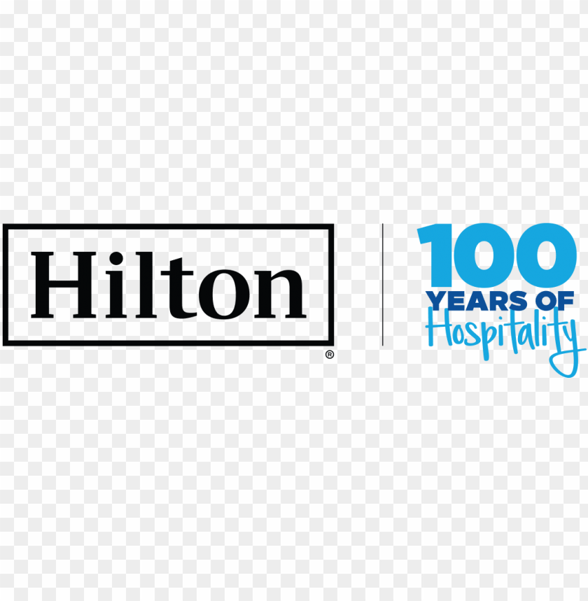 Free download | HD PNG hilton 100 years of hospitality PNG transparent ...