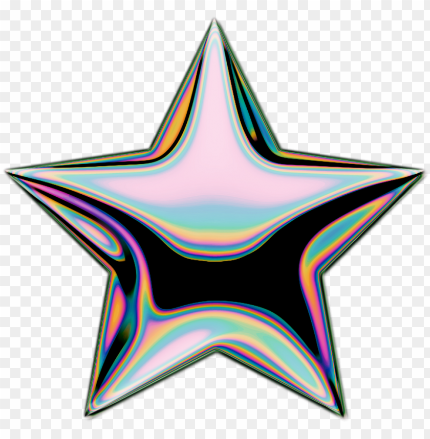 Free download | HD PNG holo holographic star iridescent pastel purple ...