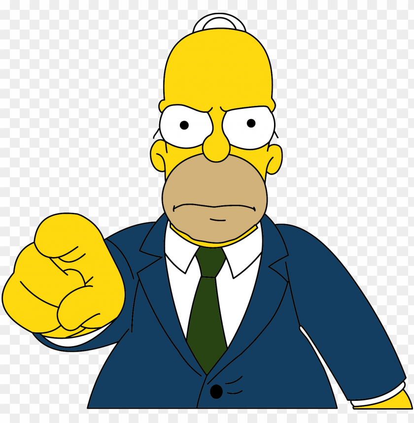 Free download | HD PNG homer simpson in a suit and tie clipart png ...