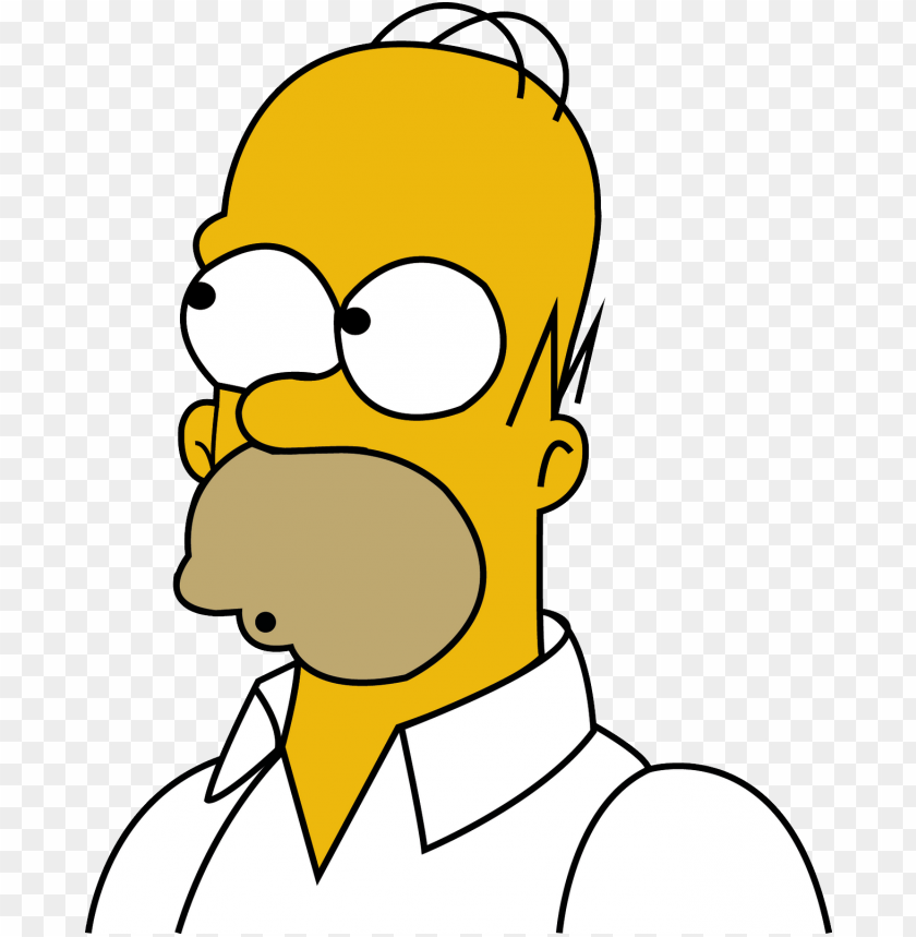Free download | HD PNG homer simpson in white shirt with a smile png ...