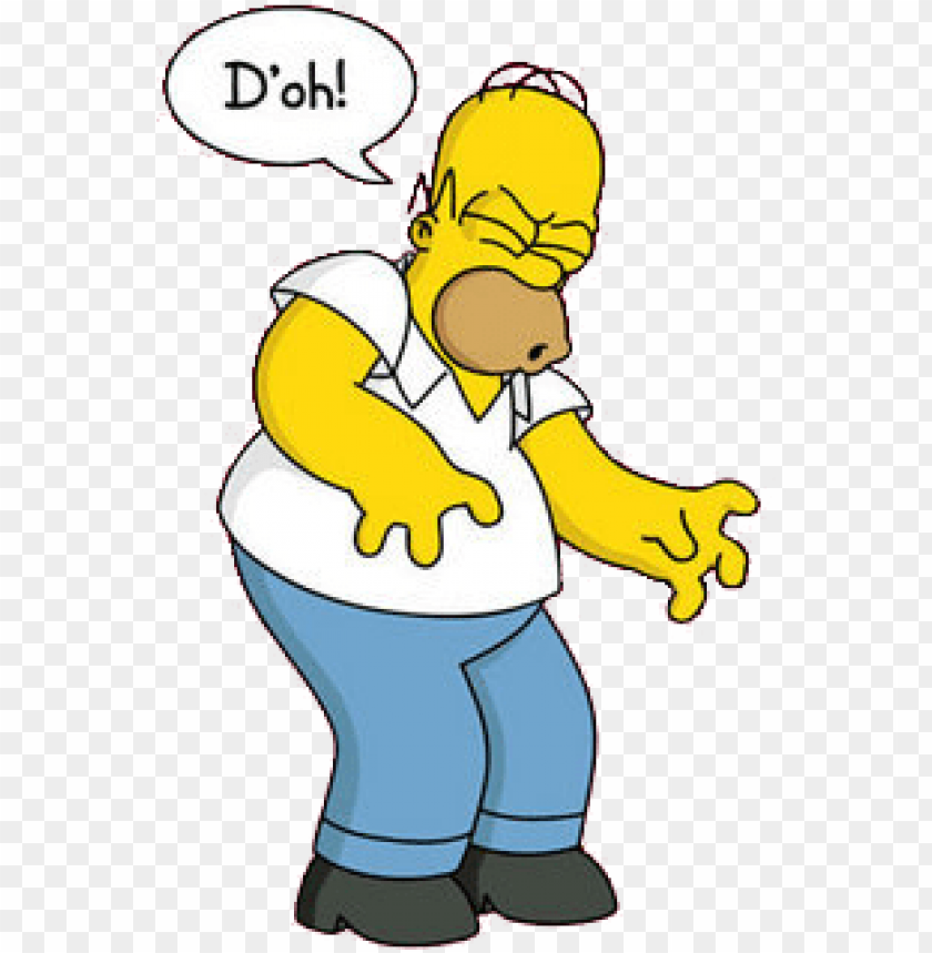 Free download | HD PNG homer simpson making a hand gesture clipart png ...