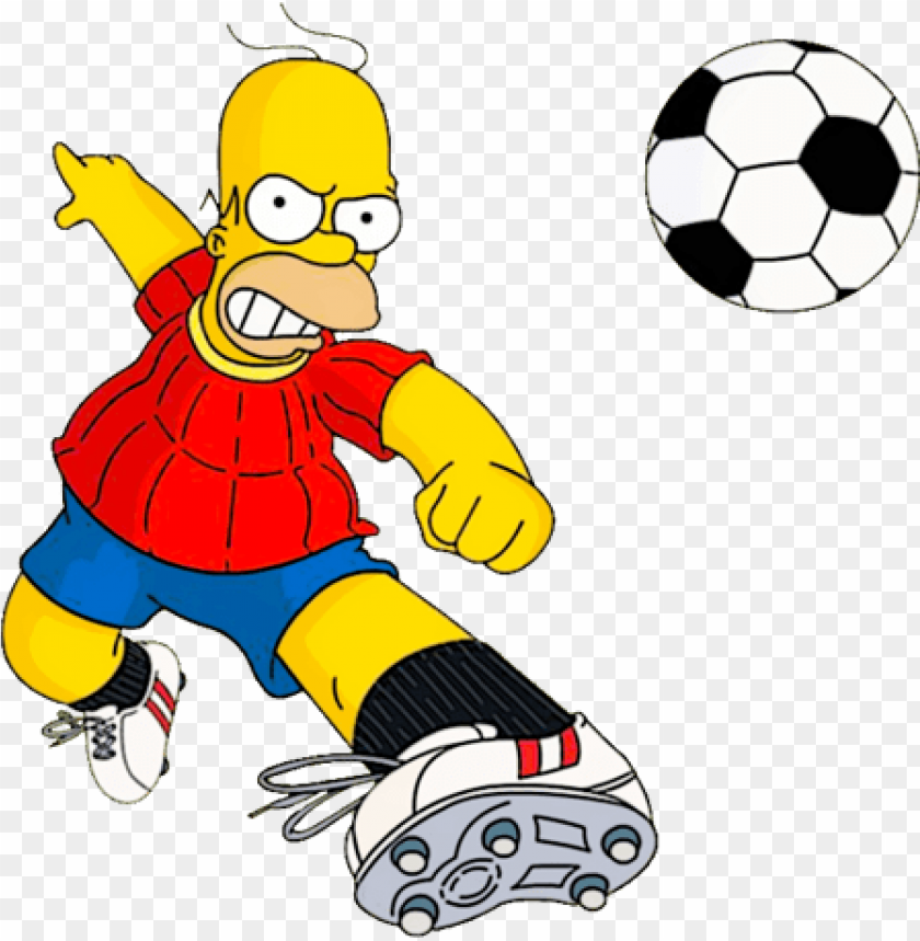 Free download | HD PNG homer simpson playing soccer clipart png photo ...