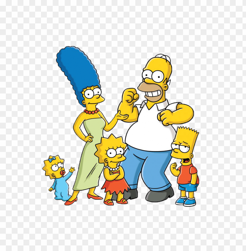 Free download | HD PNG the simpsons family standing together png ...