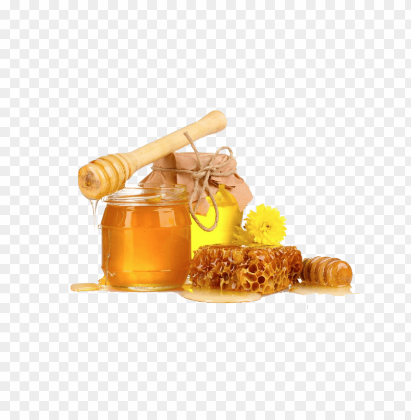 Free download | HD PNG honey jars with honeycomb and honey dipper png ...