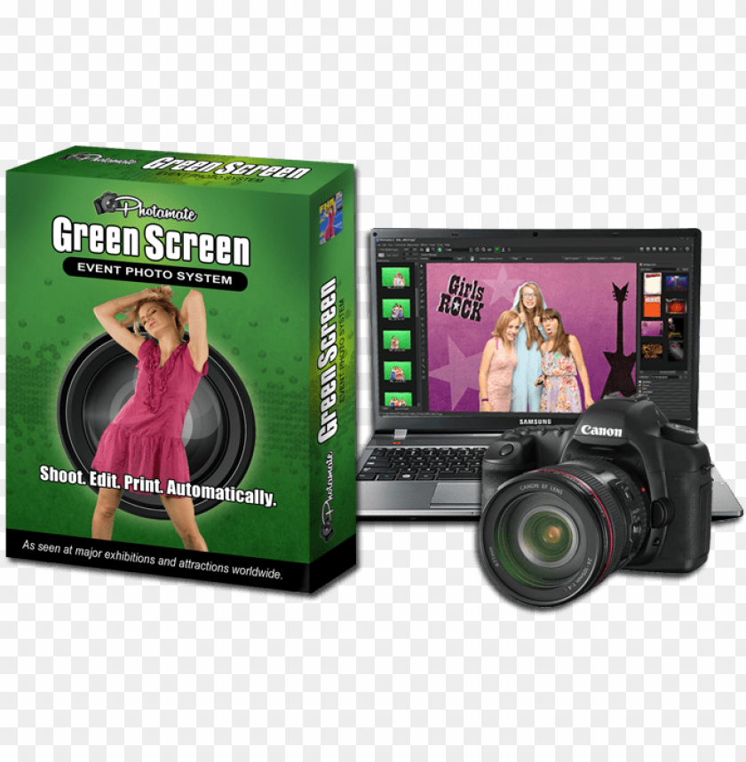 Free download | HD PNG hotamate green screen event photo software green ...