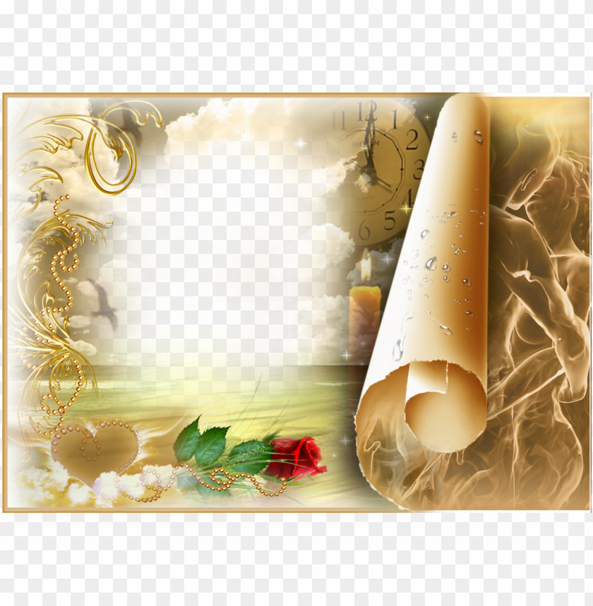Free download | HD PNG hoto frame a romantic story romantic photo ...