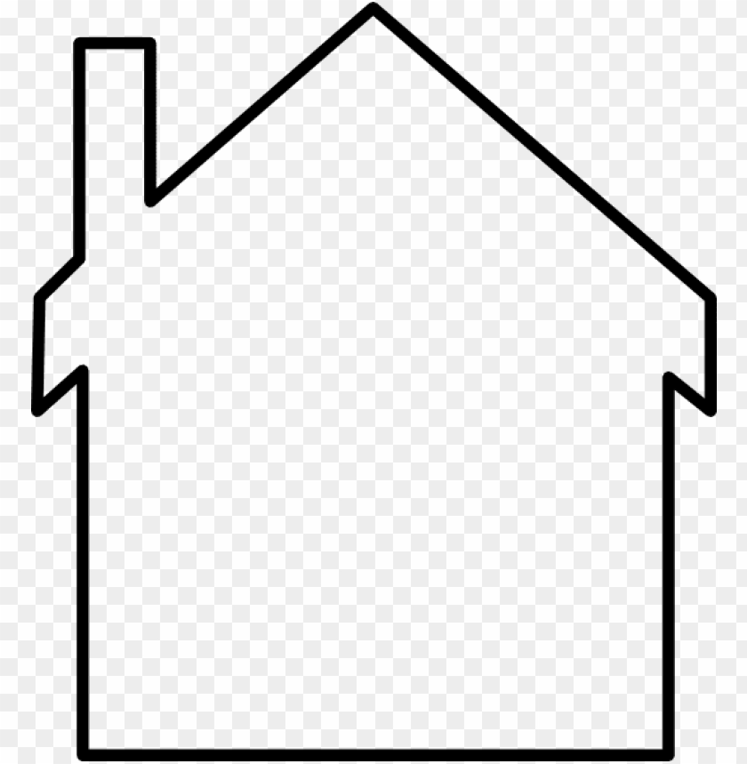 Download house outline buildings homes house house outline png - house ...