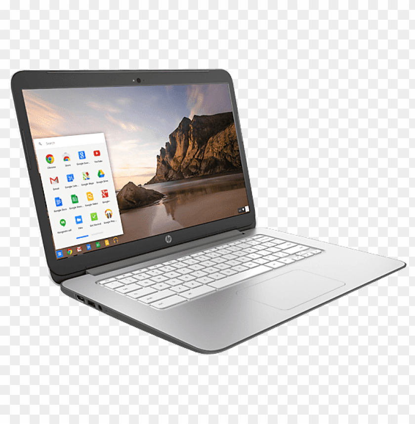 Free download | HD PNG hp chromebook laptop with google interface | TOPpng