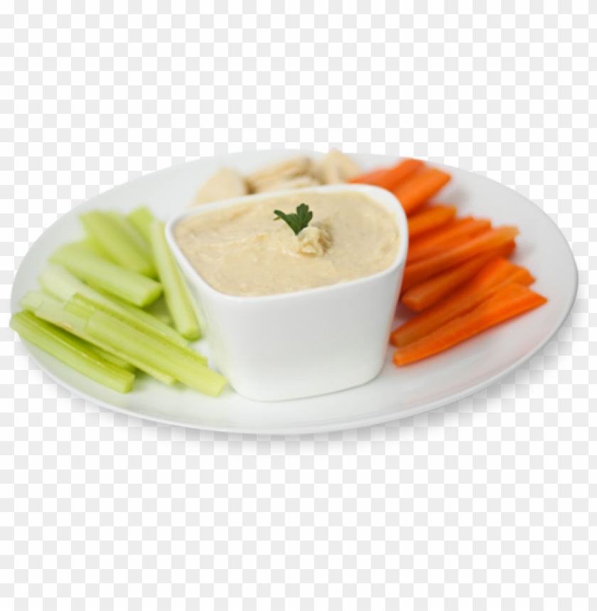 Free download | HD PNG hummus and vegetables on plate - Image ID 485263 ...